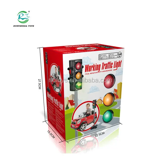 Toy Traffic & Crosswalk Signal With Light & Sound - 4 Sided,Over 29 ...