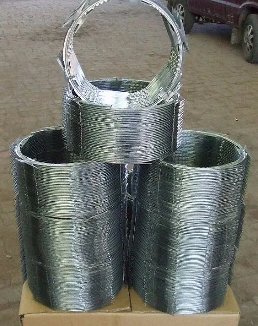 Galvanized Razor Blade Wire BTO-22 & CBT-65 for Protection