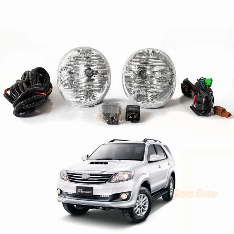 Fog Light Lamp Replacement Kit For Fortuner Hilux Suv 2012 2013 2014 ...