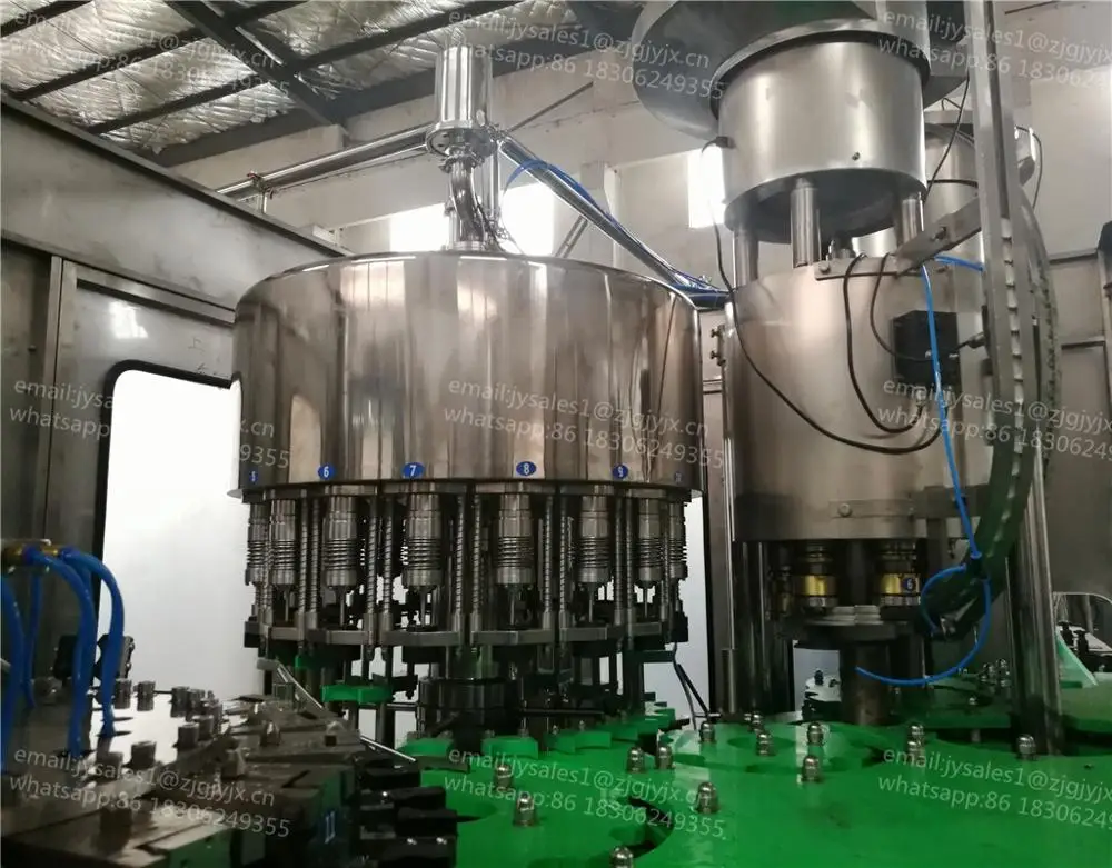 Automatic Ring-pull Cap Aseptic Glass Bottle Non-carbonated Beverage ...