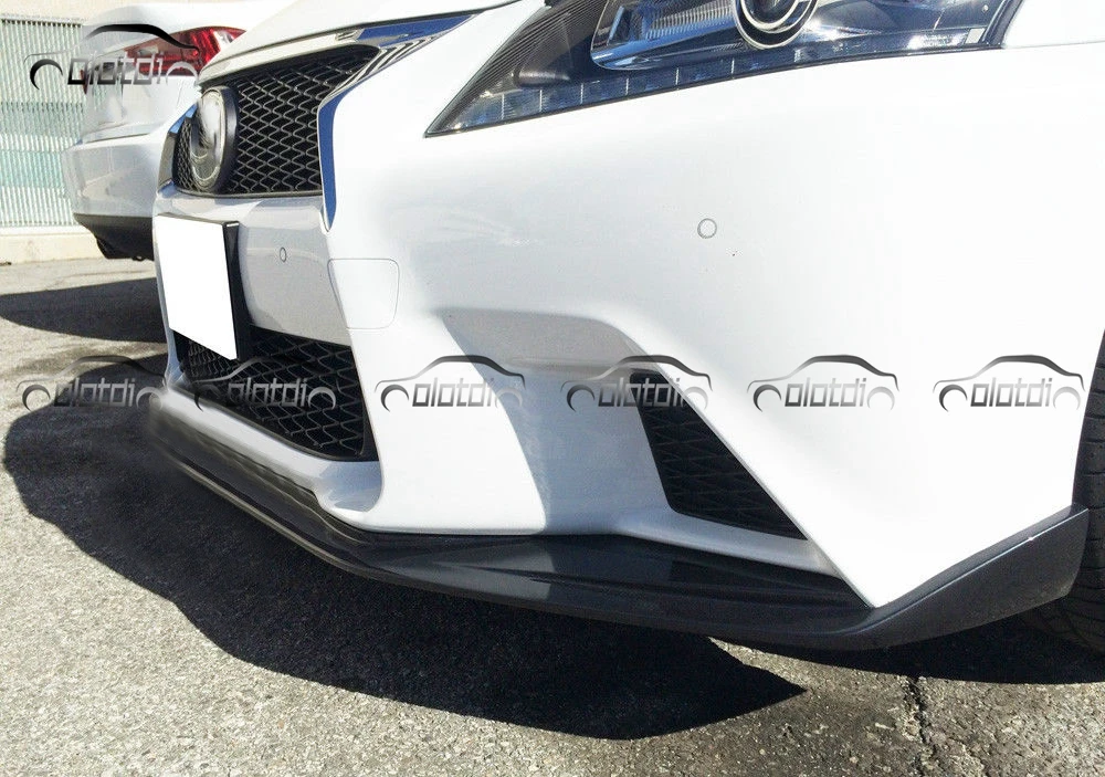 A Style Pu Front Bumper Lip Chin Spoiler Side Winglet Splitter Front ...