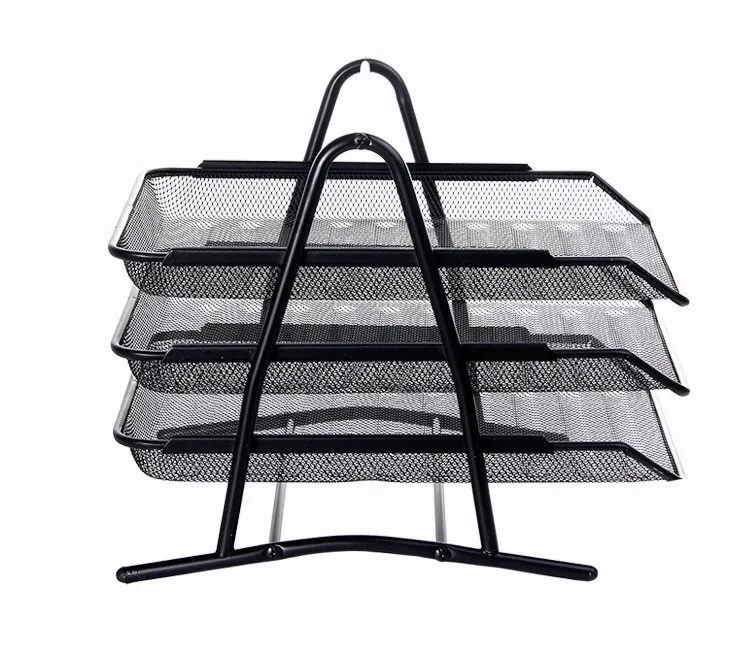 China Metal Mesh 3 Tier File Tray/office Document Tray/metal Stationery ...