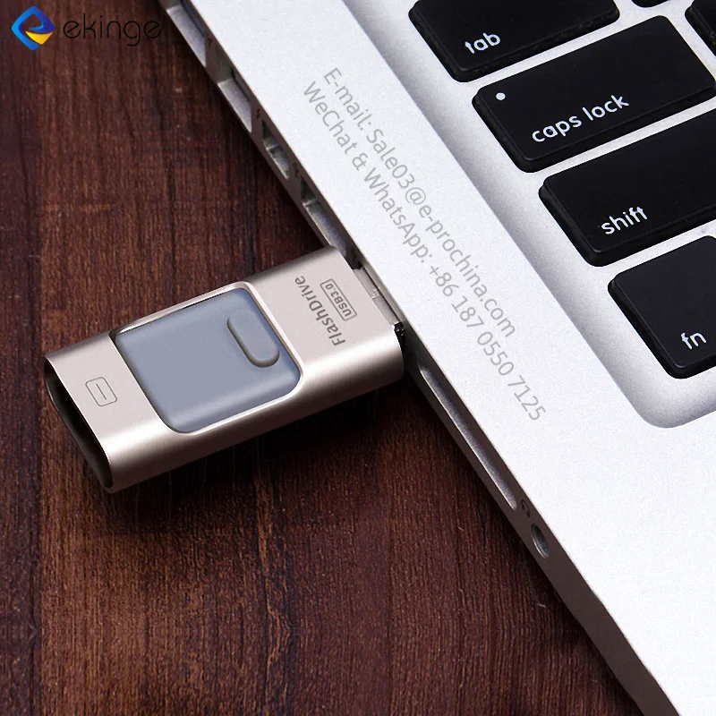 Wholesale Metal Pendrive Multi Functional 3 In 1 Otg Usb Flash Drive ...