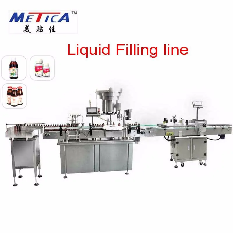 New Condition Automatic Syrup Oral Liquid Filling Capping And Labeling Machine Production Line ...