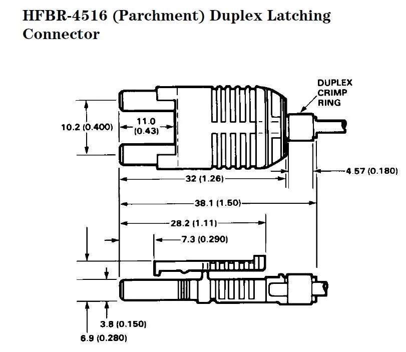 AVAGO HFBR-4516Z Plastic Optical Fiber Cable - Versatile Link