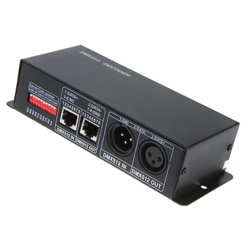 Ce Rohs 3 Channel Dmx 512 Signal Decoder Light Controller For Led Light ...