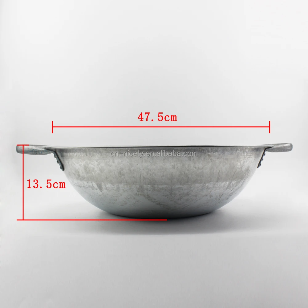 Wholesale Metal Aluminum And Iron Head Pan / Head Pot With Handle - Buy ...