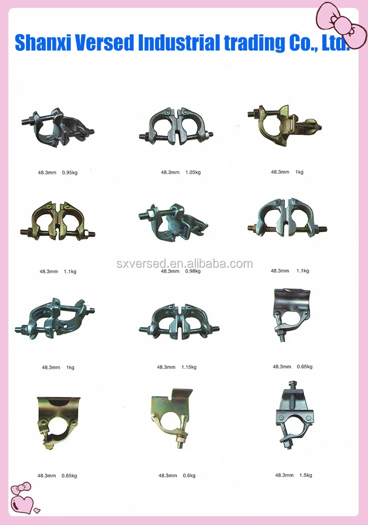 Chinese Supplier Scaffolding Spare Parts Right Angle Scaffold Clamp ...