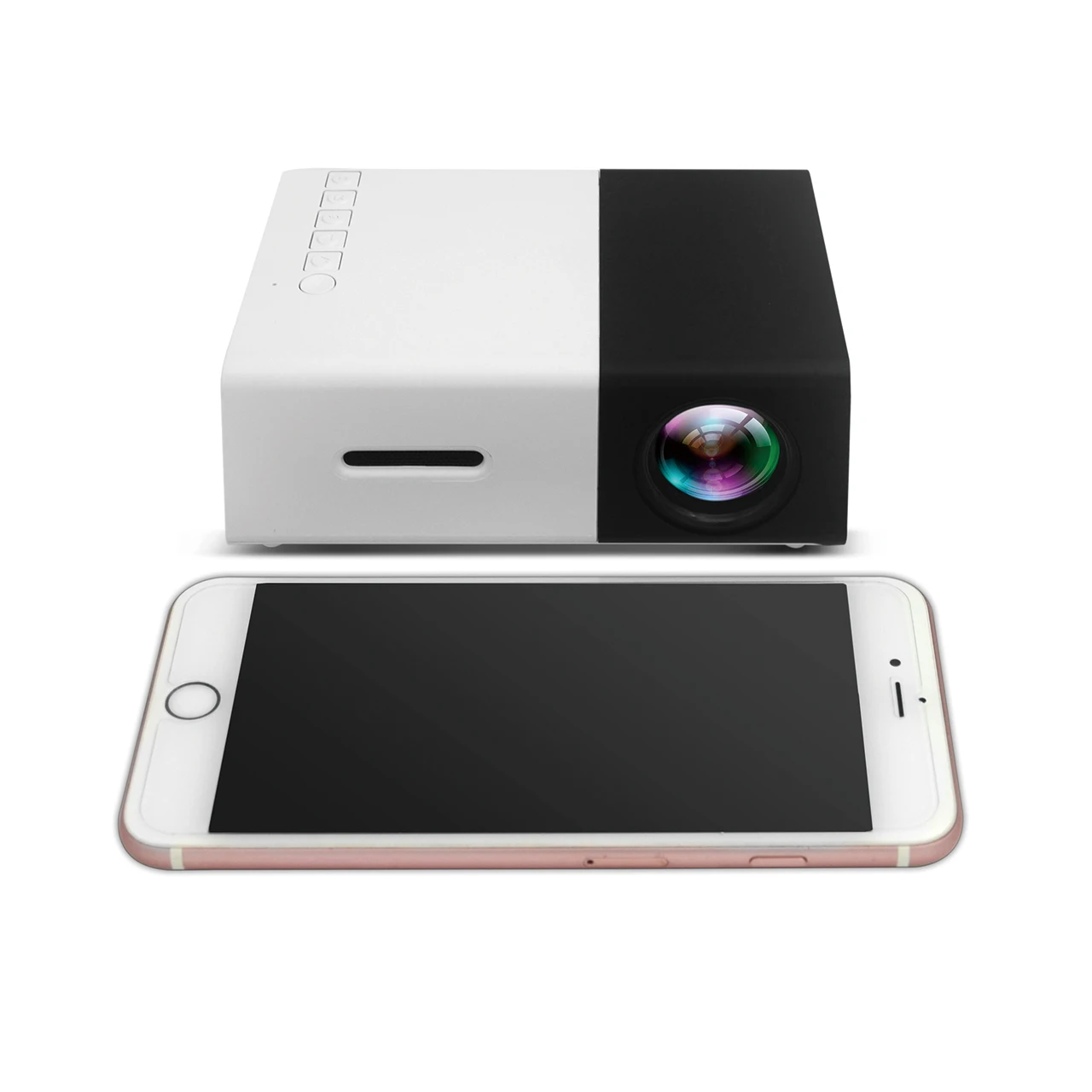 Portable Yg300 Lcd Led Projector 400-600lm 320 X 240 Resolution Mini ...