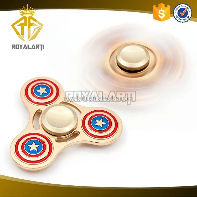 Customized Gun Black Metal Fidget Spinner Anti Stress Spinner Toy - Buy ...