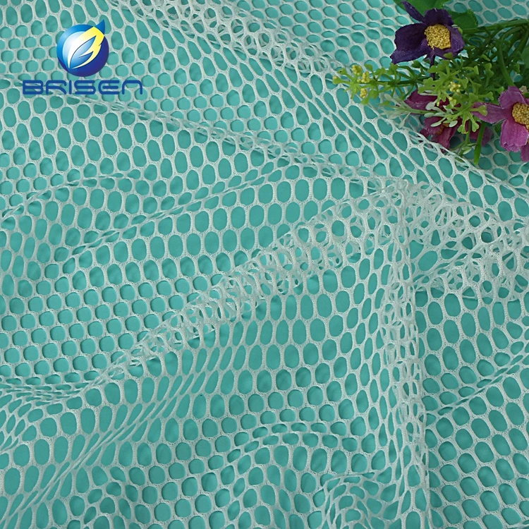 White Polyamide Elastane Dry Fit Mesh Fabrics For Baby Crib - Buy Mesh ...