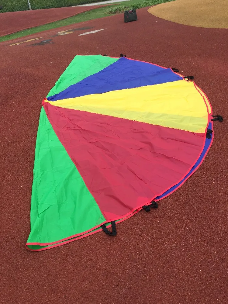 Custom Parachute Kids Game Toy - 9 Handles Fun Outdoor Play