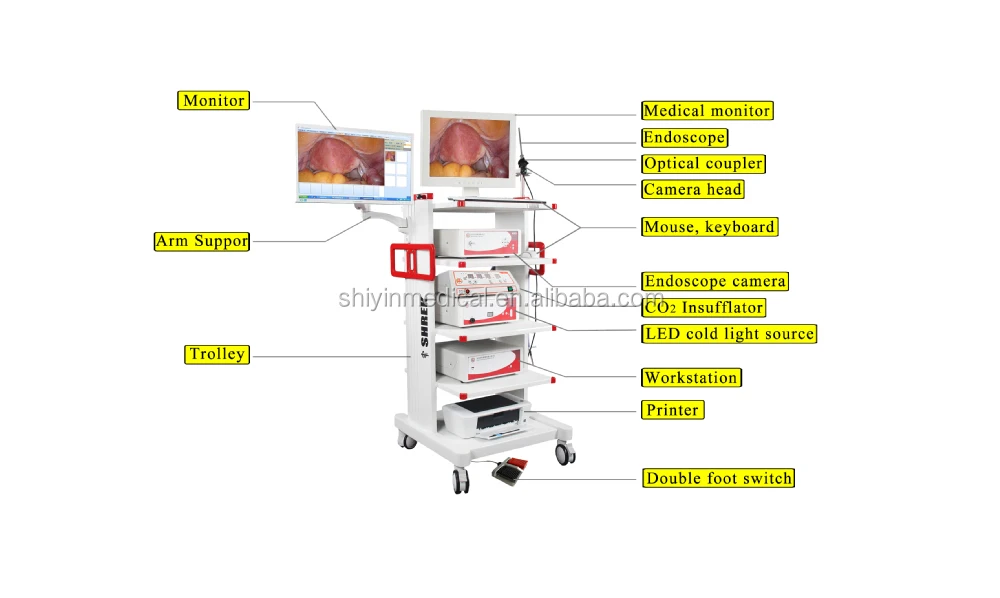 Standard Laparoscopy Tower For Laparoscopy Surgery - Buy Camera System ...