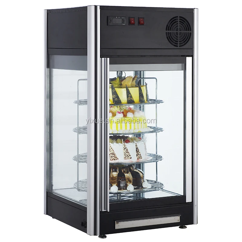 100L 4 Side Glass Cake Chiller - Perfect Display & Cooling