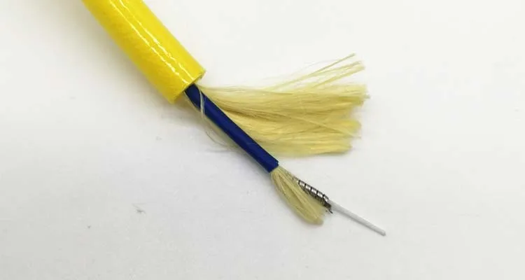 1 Core Yellow Single Mode Fiber Optic Cable Underwater Floating ...