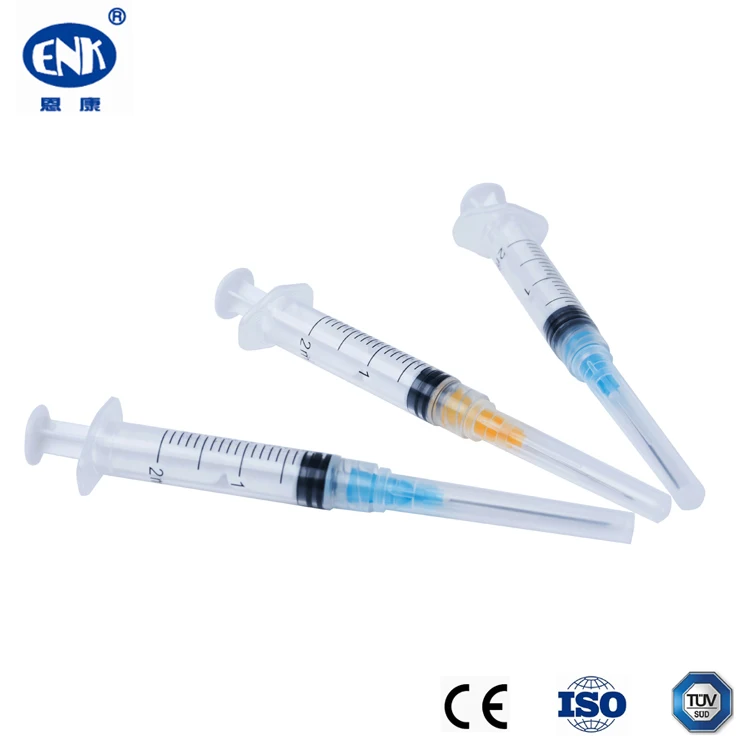Factory Disposable Sterile Syringe 2cc/2ml With Needle For Single Use ...