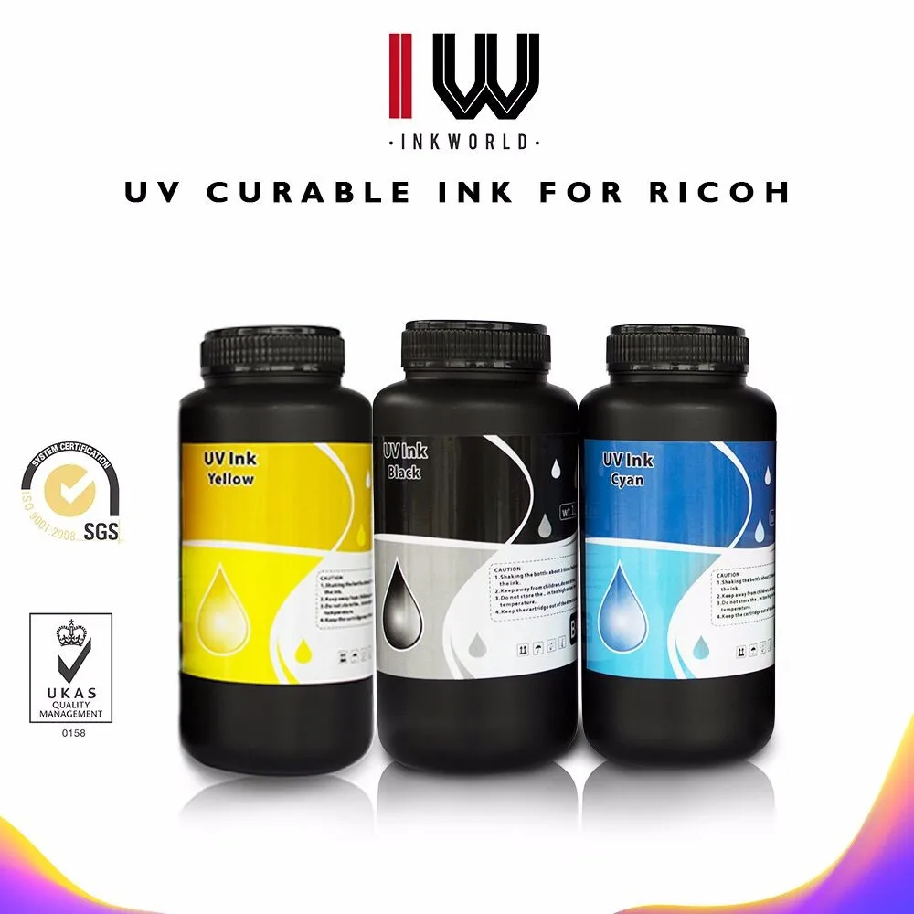 Ricoh Gen5 UV Ink for UV Printer YM8888 - Flexible & Rigid