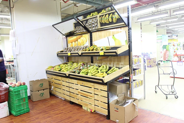 Wooden Fruit Vegetable Stand Display Stands Design - Buy Fruit And ...