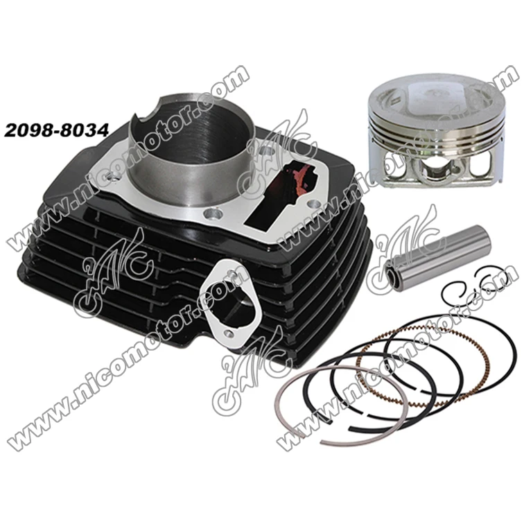Sym Ara125 52.4mm Bore Motorcycle 125cc Engine Cylinder Kit With Piston ...