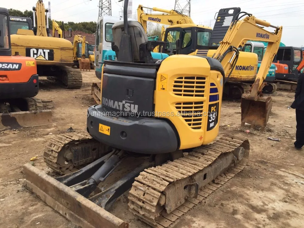 Used Komatsu PC35MR Crawler Excavator - Mini Size Excavator