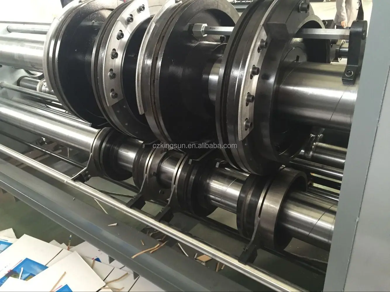 Chain Manual Feeder Rotary Slotter Machine for Carton Box Making