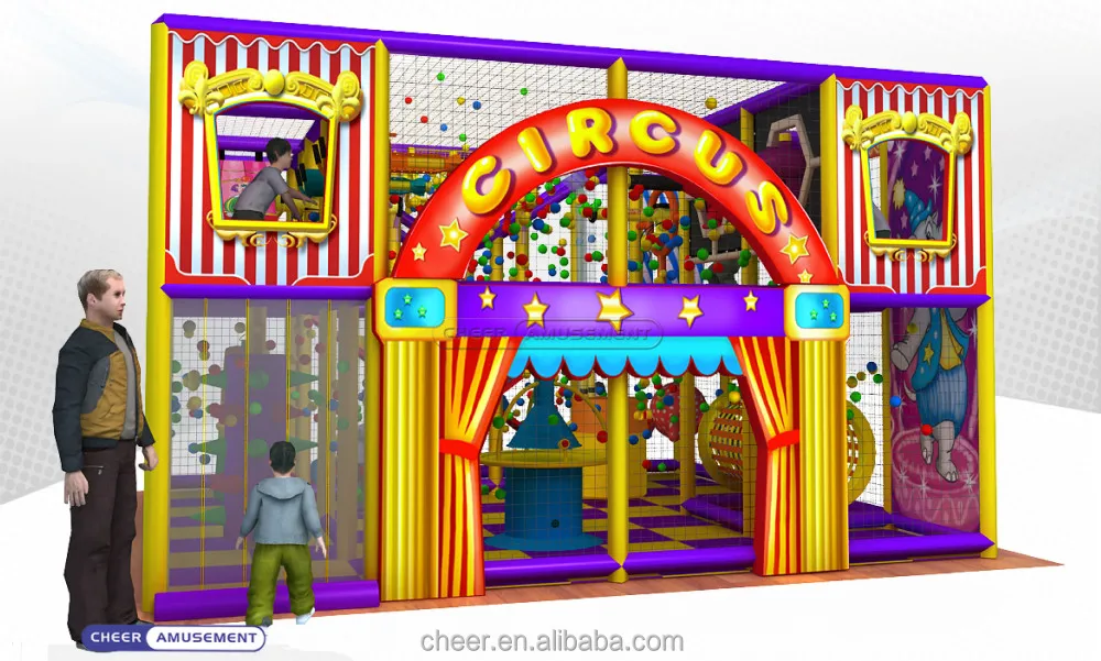 Cheer Amusement Indoor Soft Playground - Circus Theme