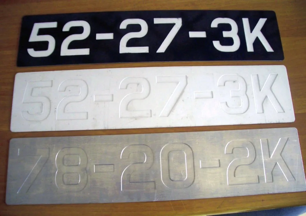 License Plate Number Plate With Aluminum Liberia Car License - Buy ...