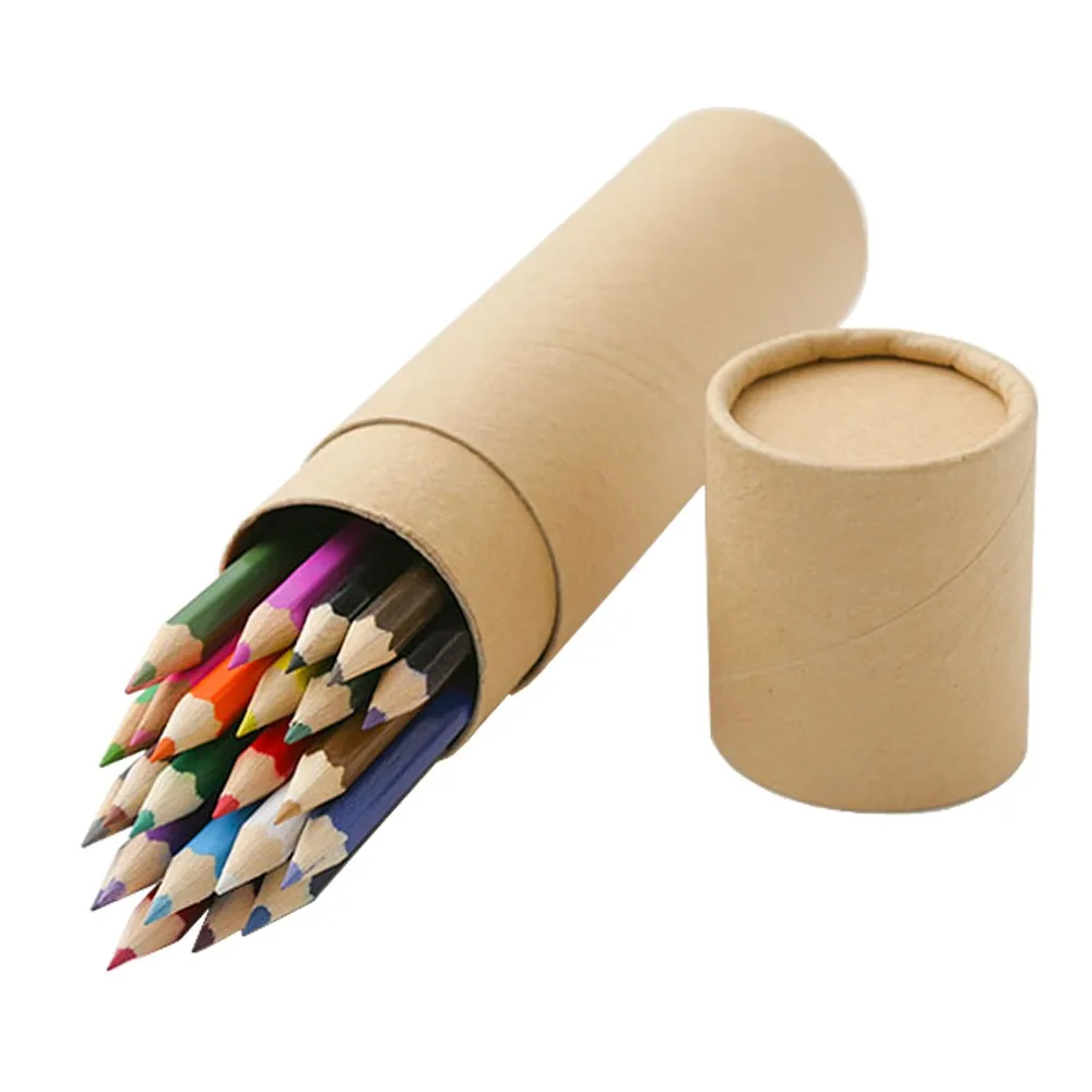 Promotional Natural Wood Single Colored Pencils Eco Friendly Color ...