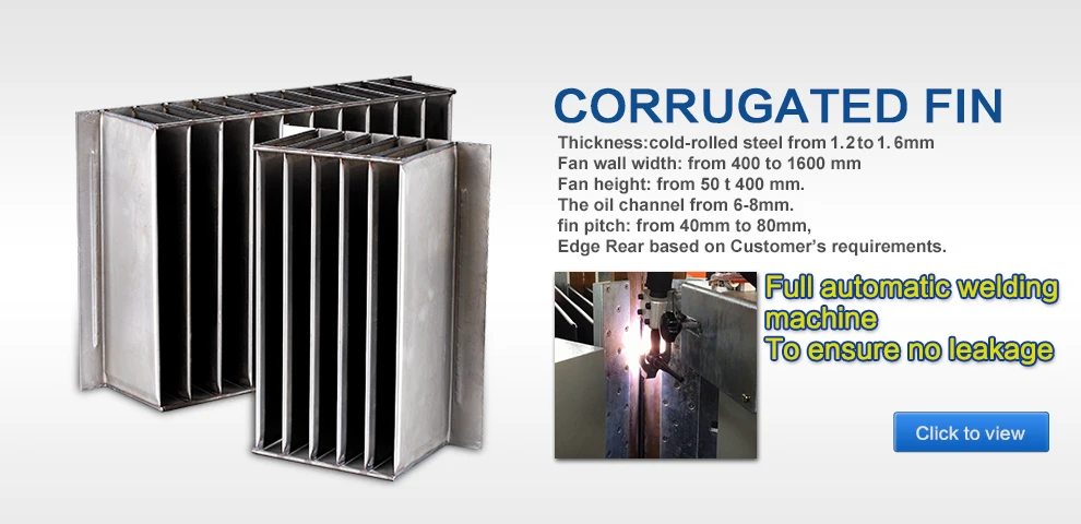 Transformer Corrugated Fin Radiator with Embossing - 500KVA