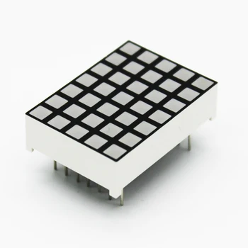 Ultra Bright 5x7 Square Transparent Led Dot Matrix 7*5 Display - Buy ...