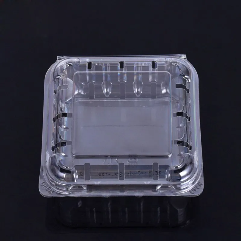 Clear Plastic Fruit Boxes with Holes - Ideal for Berries