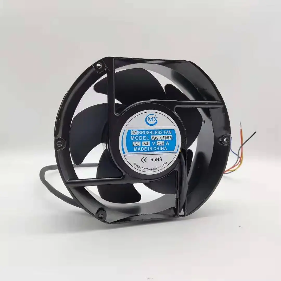 172mm X150mm X 51mm Fan For Vending Machine / 24v 2.6a Small Dc Ventilation Fan 410 Cfm - Buy ...