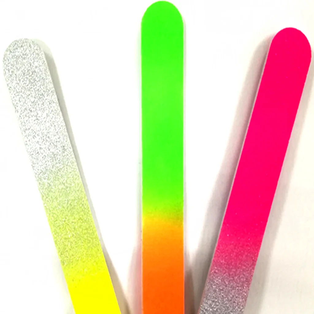 100/150# Rainbow Color Nail File,Colorful Emery Boards Nail Files,New ...