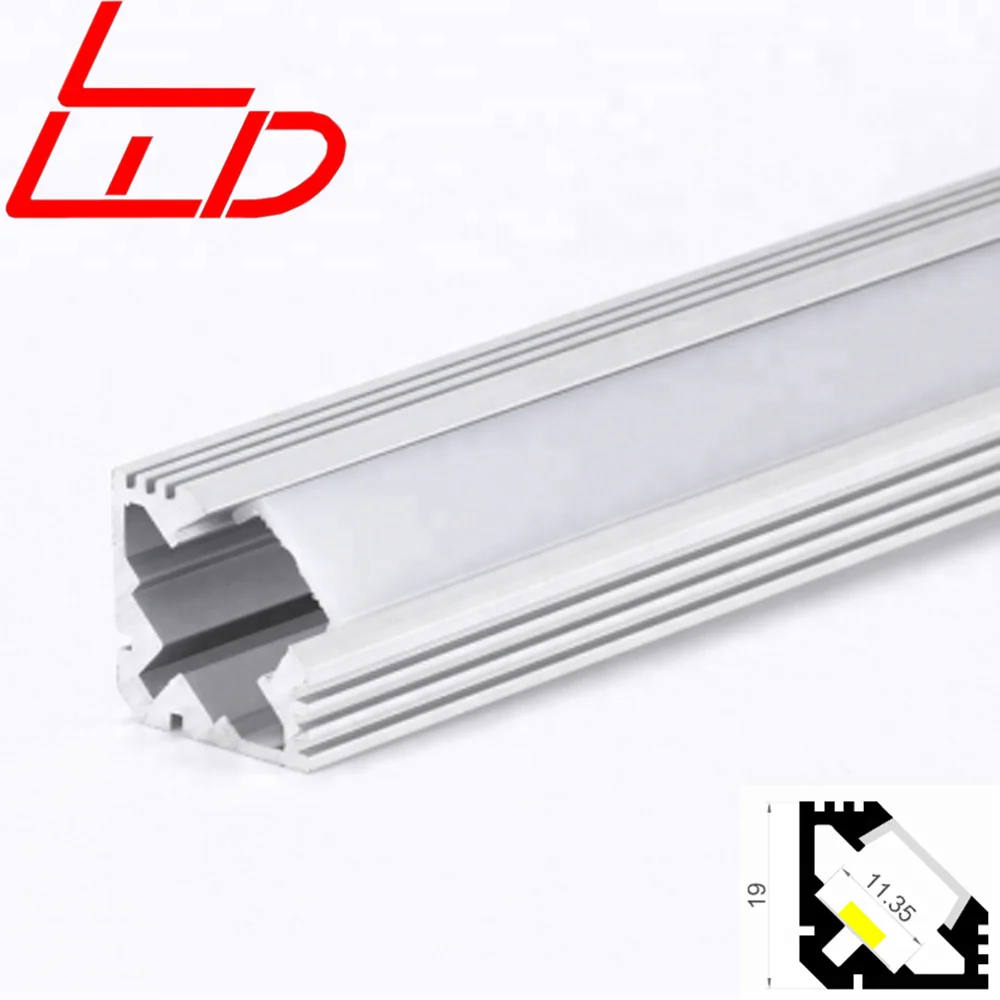 120 Degree Angle 2.5m Led Profile Corner Led Aluminum Extrusion With ...