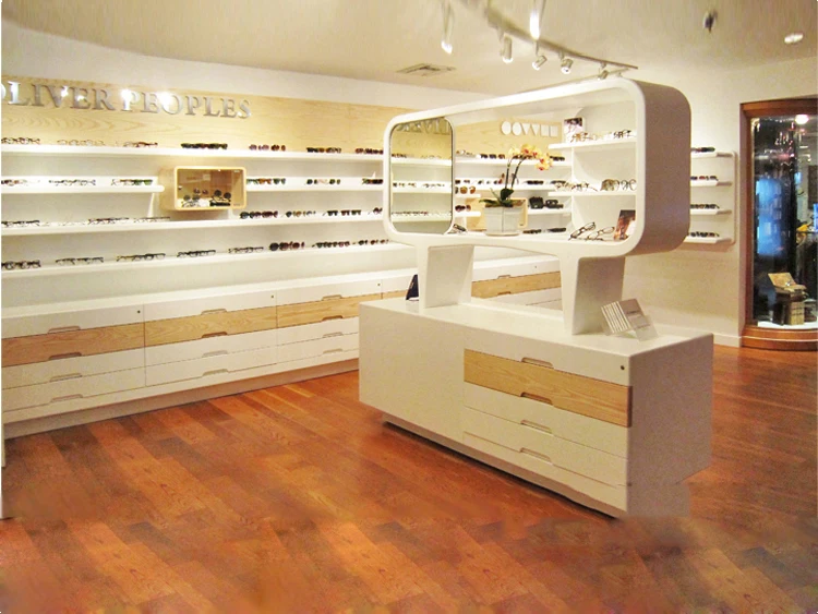 Wall Mounted Led Glasses Display Shelf Rack Eyes Stand SunGlasses ...