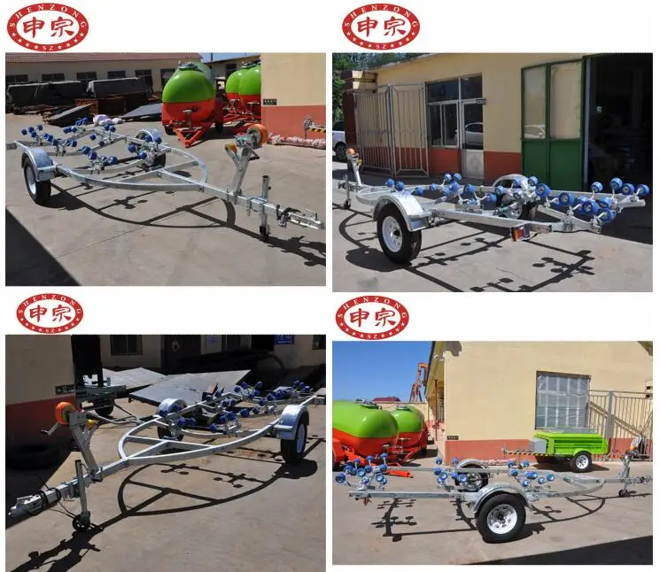 Galvanized Steel Jet Boat Trailer - Single Jetski with Roller