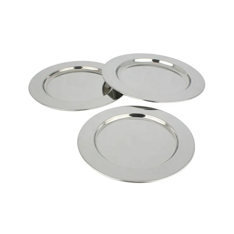 Factory Customization Stainless Steel Dinner Plate 304 - Buy Stainless ...