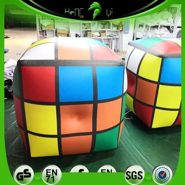 Customized Colorful Inflatable Rubik's Cube Giant Rubik Model - Buy ...
