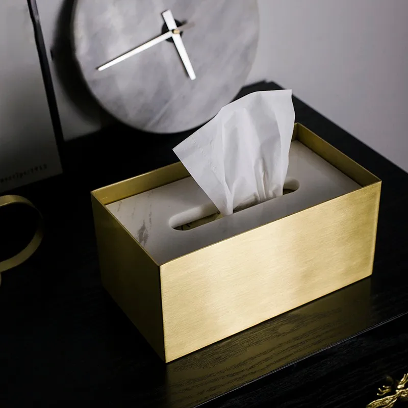 Home & Living Bathroom Handmade Rectangular brass tissue box copper ...