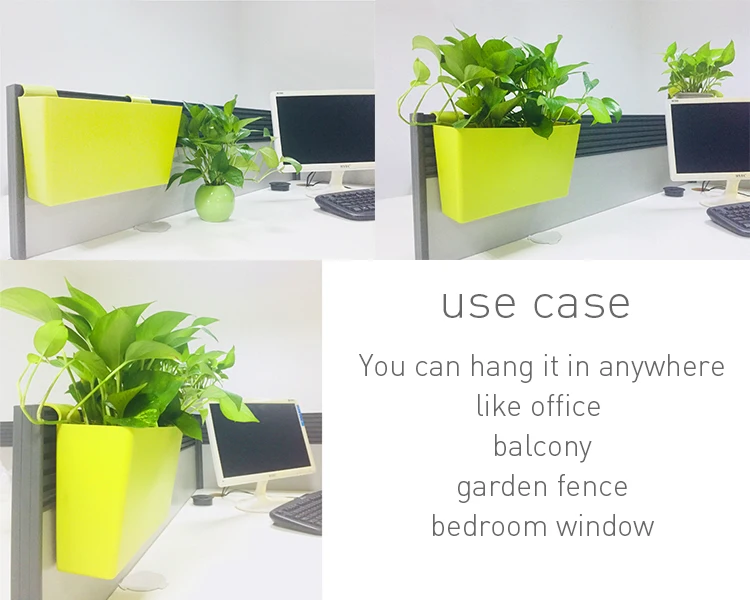 Plastic Office Hanging Pots For Hanging Table Decorative Flower Pot ...