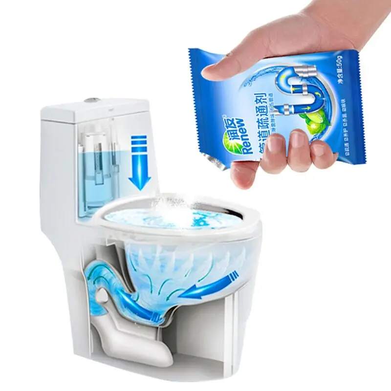 Drain Cleaner Powder Bag Drain Cleaning Break up Clog| Alibaba.com