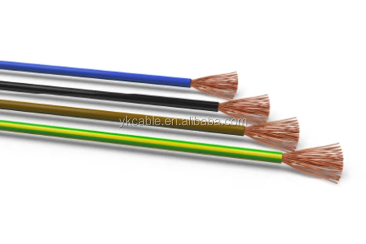 Ultra Thin Electric Wires Cables 1.5mm Pvc Copper 0.25 Mm Single Strand ...