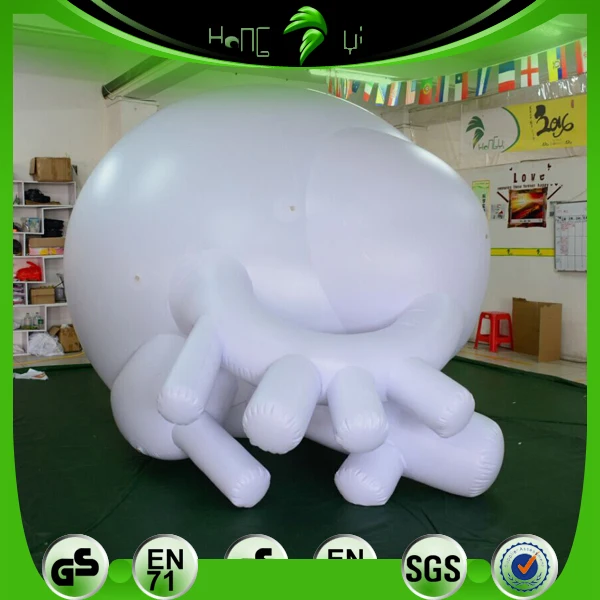 White Inflatable Realistic Human Heart Balloon for Advertising