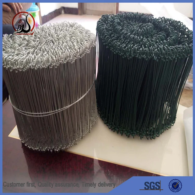 18gauge Soft Galvanized Iron Wire/ Galvanized Double Loop Tie Wire ...