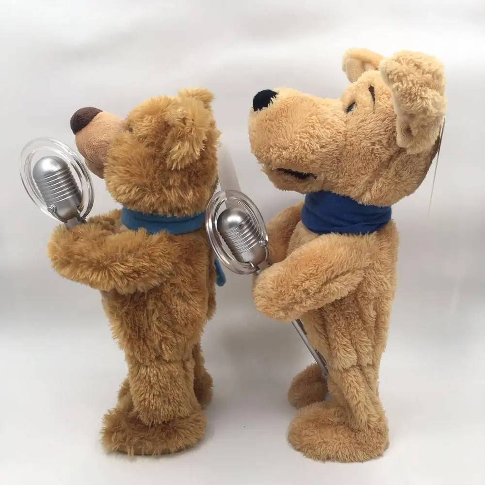 Singing And Shaking Plush Teddy Bear Animated Bear Toy With Microphone ...