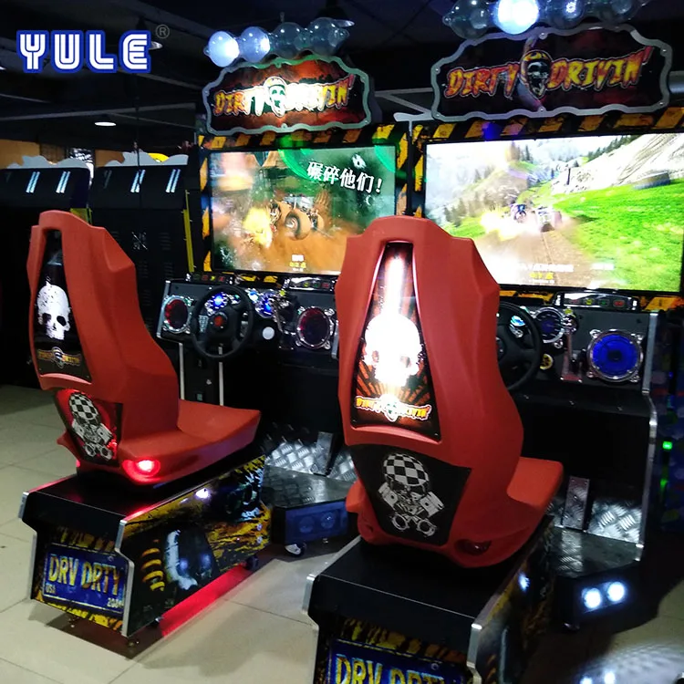 Popular Adult Coin Indoor Outrun 42'' Lcd 4d Dirty Driving Video ...