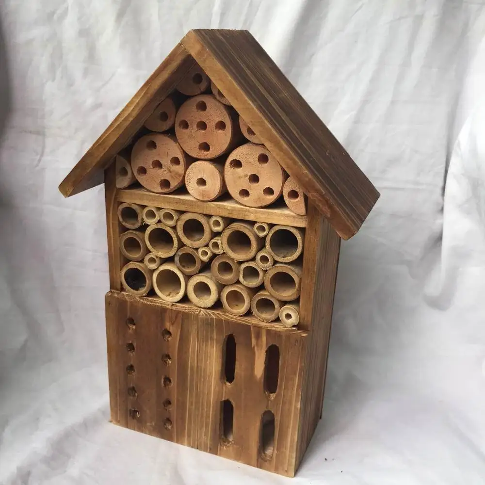 New Design Natural Wooden Insect House,Insect Hotel,Bee House For ...