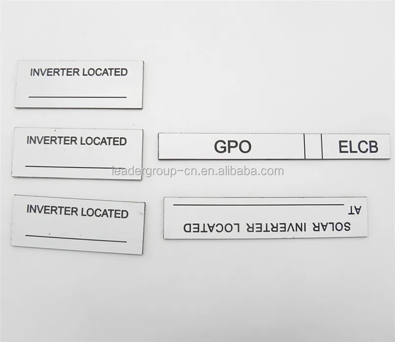 100 Sets(15 Pcs/set) = 1 Lot High Quality Solar Warning Label,Abs Pv ...