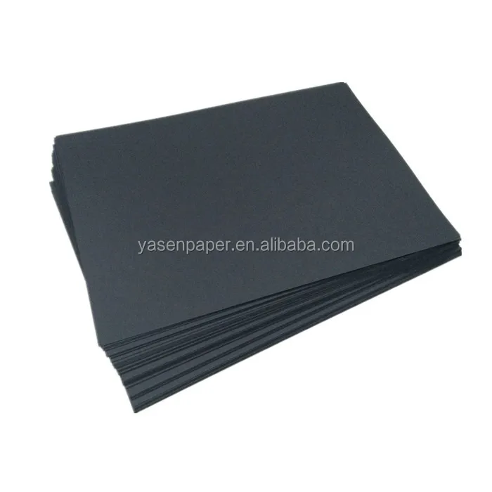 Black Paper 1mm Thick Black Paperboard Mill & 70 100cm Paper Sheets ...