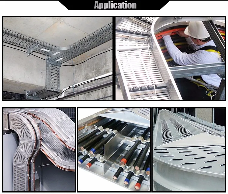 Galvanized Steel Ventilated Trough Cable Heavy Duty Perforated Cable ...